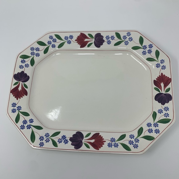 Adams | Dining | Vintage Adams Old Colonial Hand Painted Real English ...